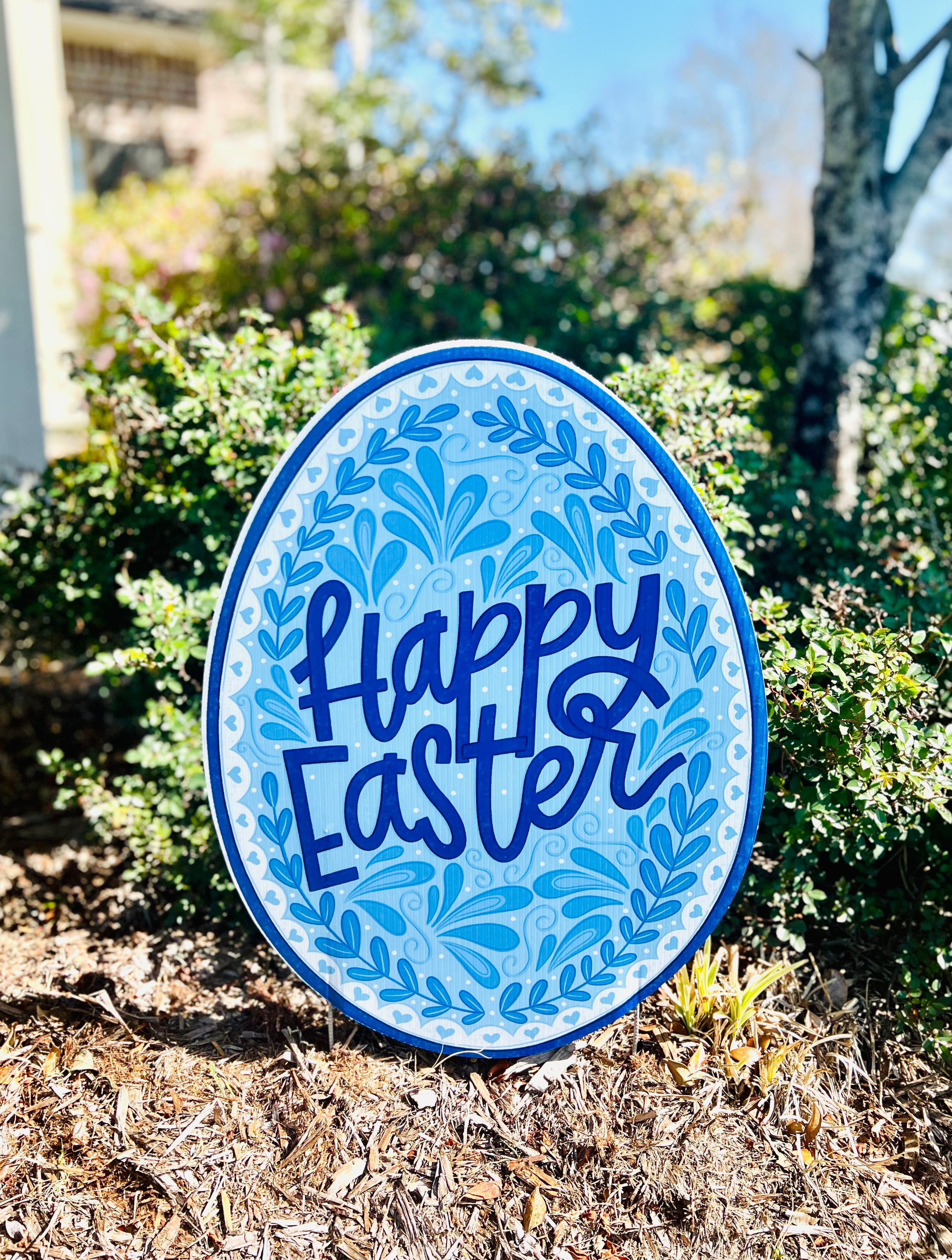 Easter Egg Yard Sign – The Simply Adoorable