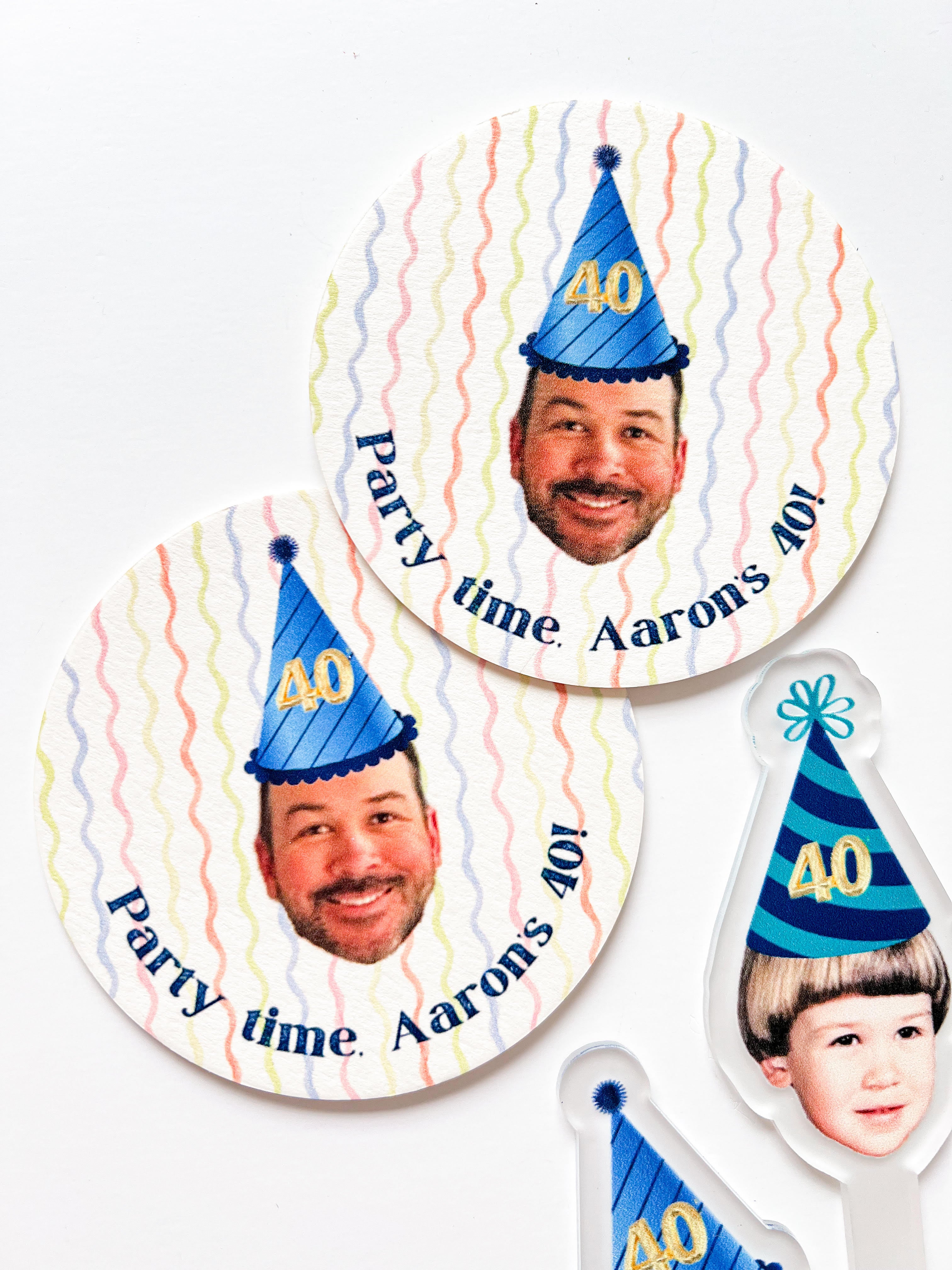 Custom Party Coasters – The Simply Adoorable